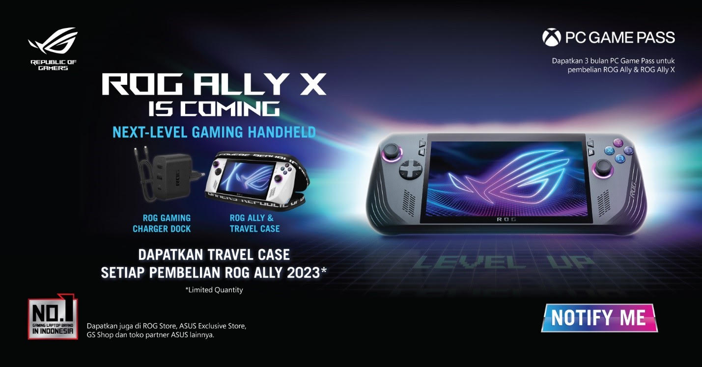 ASUS ROG Ally X: Handheld Gaming PC Terbaru Segera Hadir di Indonesia ...